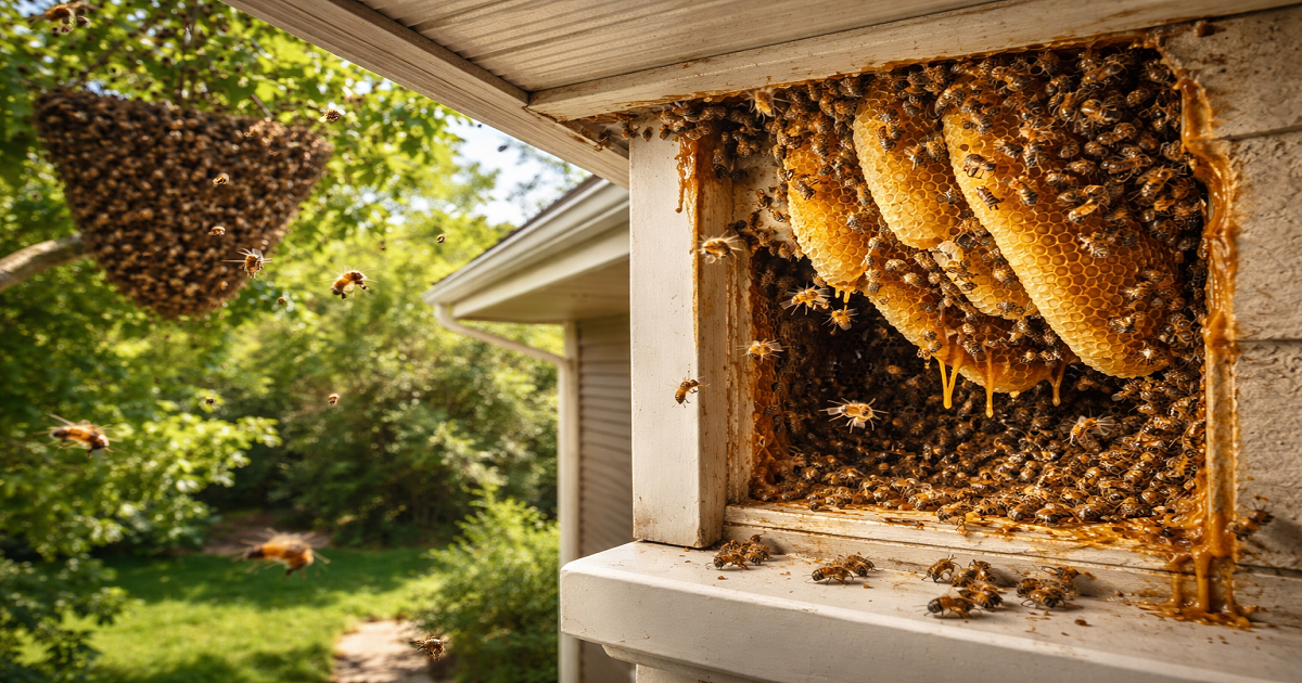 Bee Infestation in Home | What to Do If Bees Nest inside Your House