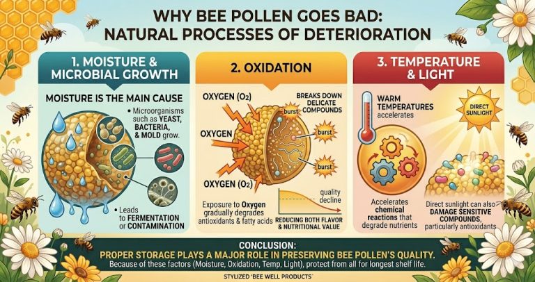 Does Bee Pollen Expire or Go Bad | Shelf Life, Storage Tips